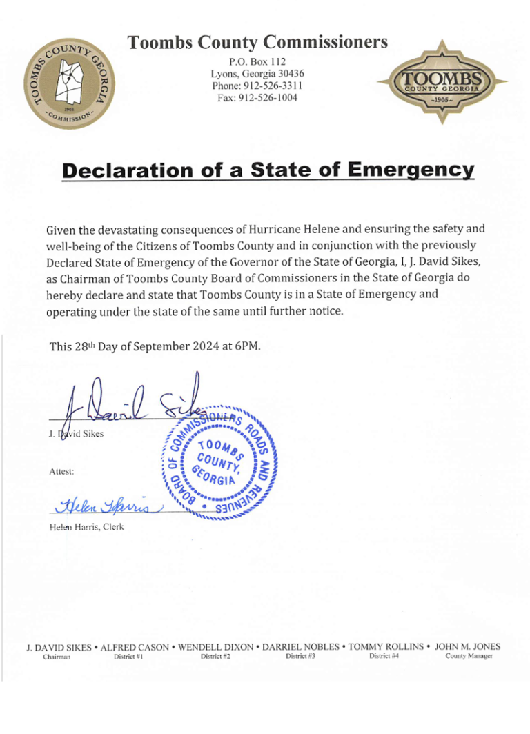 Toombs County Commission